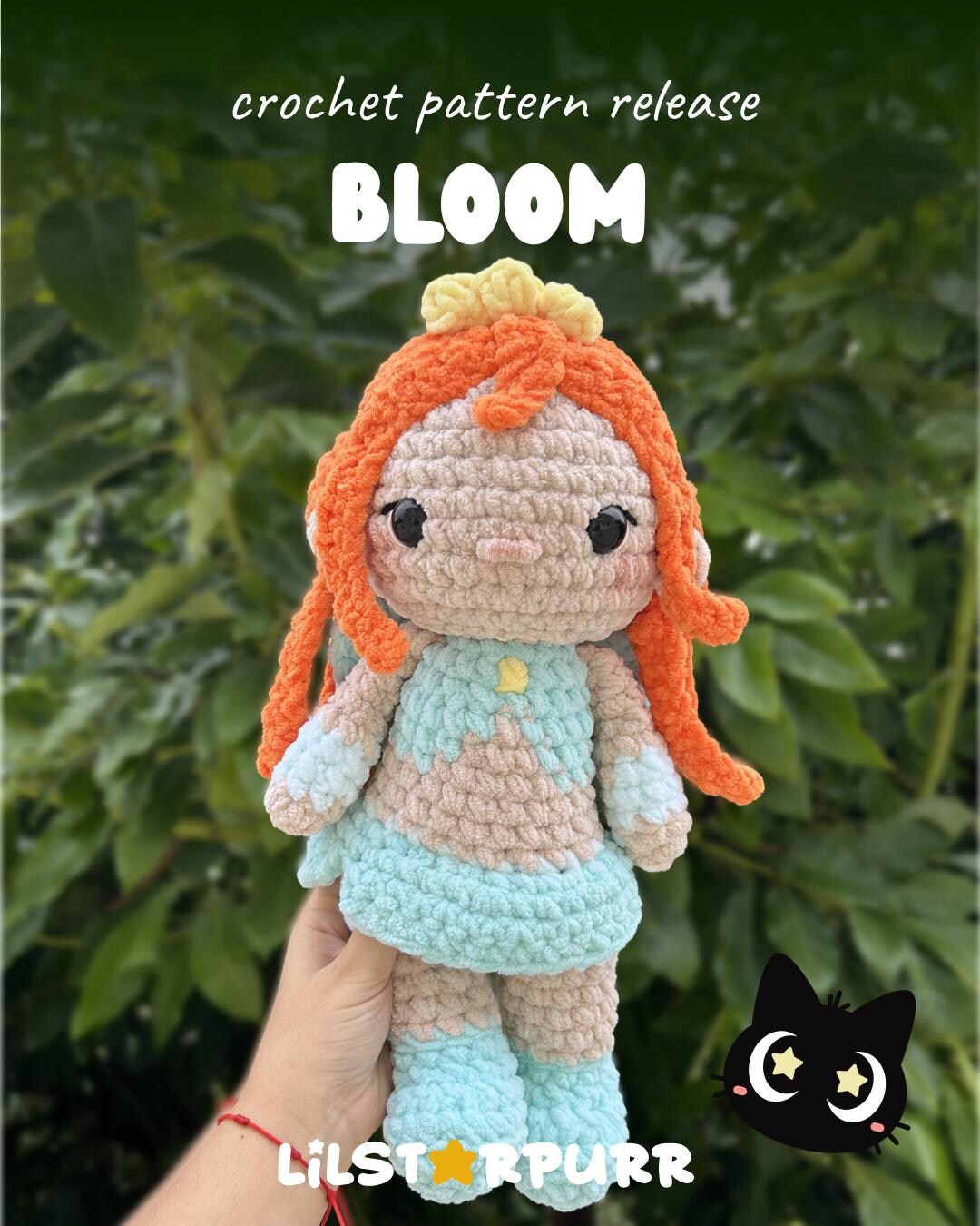 Bloom Inspired Crochet Pattern – Winx Fairy DIY Amigurumi, Digital ...
