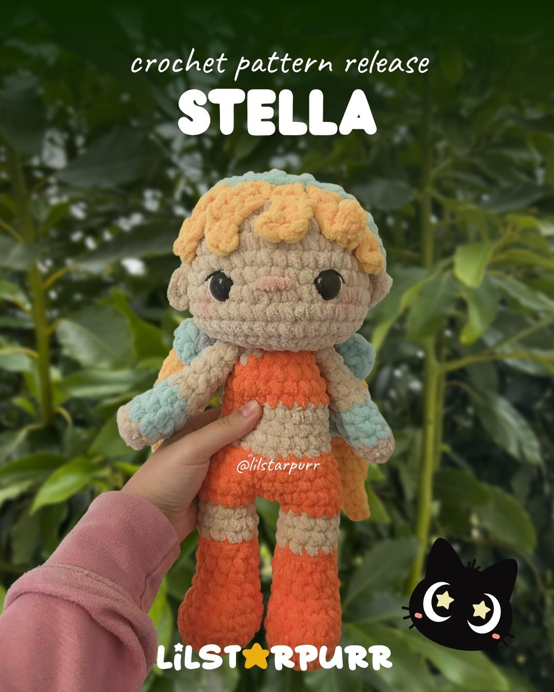 Stella Inspired Crochet Pattern – Winx Fairy Amigurumi (digital ...