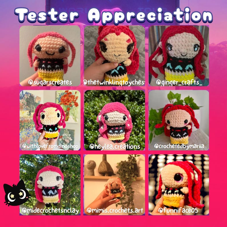 Bundle Huntrix Kpop Demon Hunters Crochet Pattern - DIY Amigurumi ...