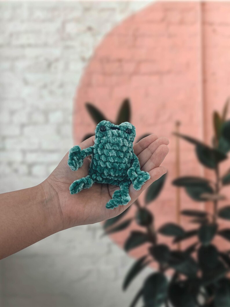 Custom Crochet Leggy Froggy Amigurumi - Handmade Frog Plush Toy, Cute ...