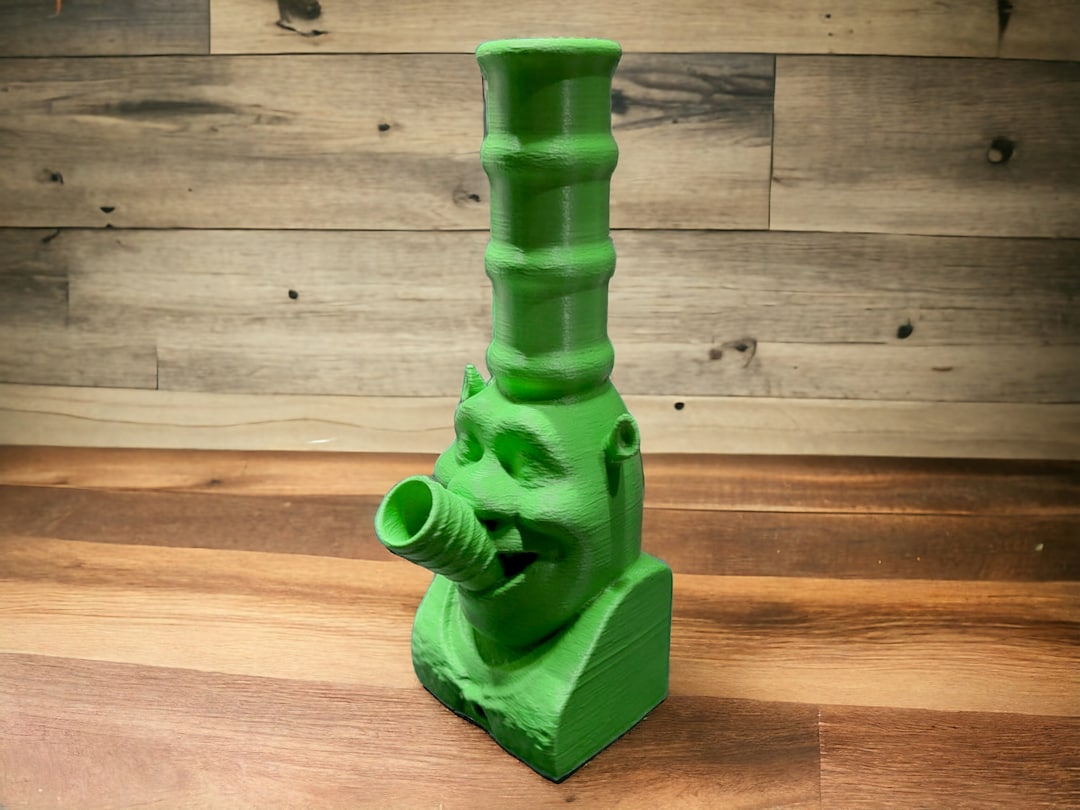 3d Print Stl File Shrek Bong Weed Funny Smoke Pipe - Etsy