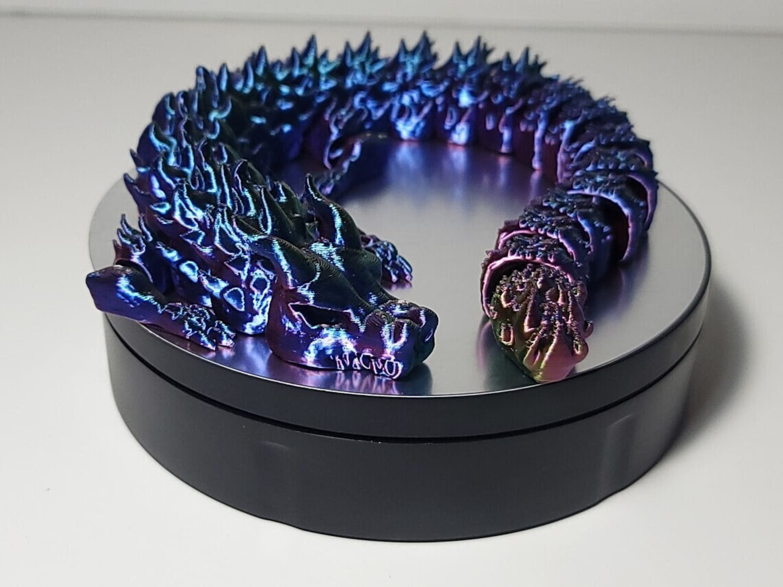 3D Print Stl File Articulated Dragon Crystal Ghost Fidget Flexi ...