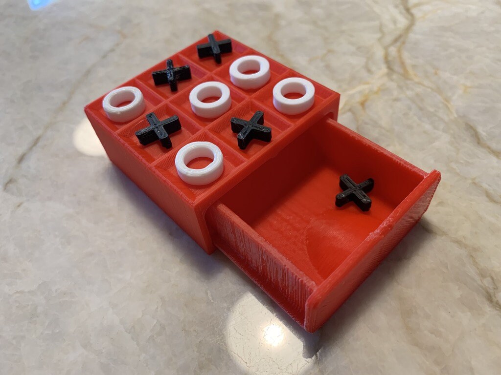 3D Print Stl File Table Games Collection Digital tic Tac Toe, Pac Man ...
