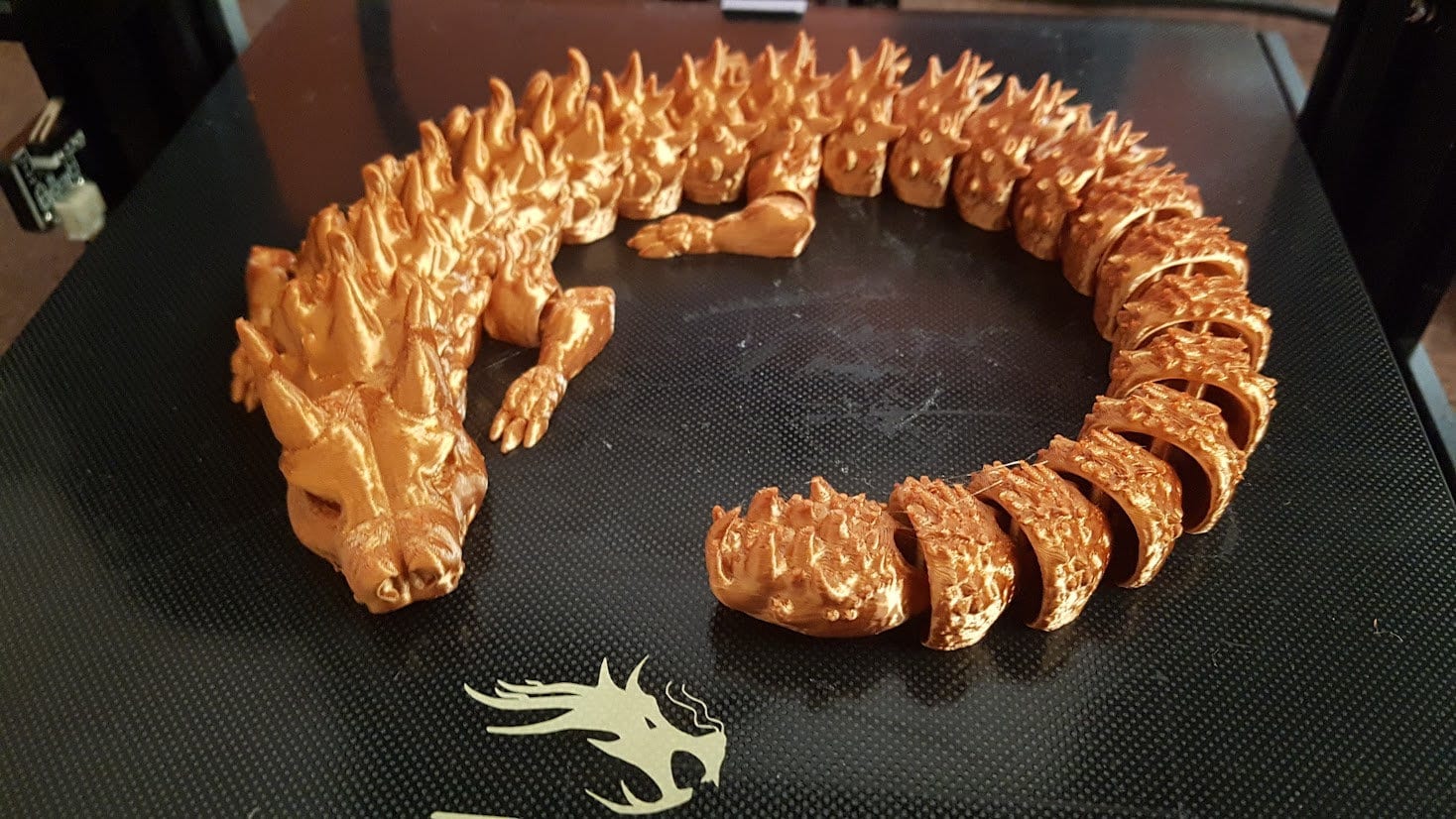 3D Print Stl File Articulated Dragon Crystal Ghost Fidget Flexi ...