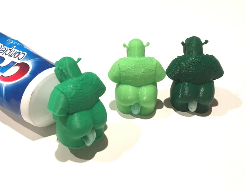 3D Print Stl File Shrek Poop Toothpaste Cap Topper Digital Pooper - Etsy