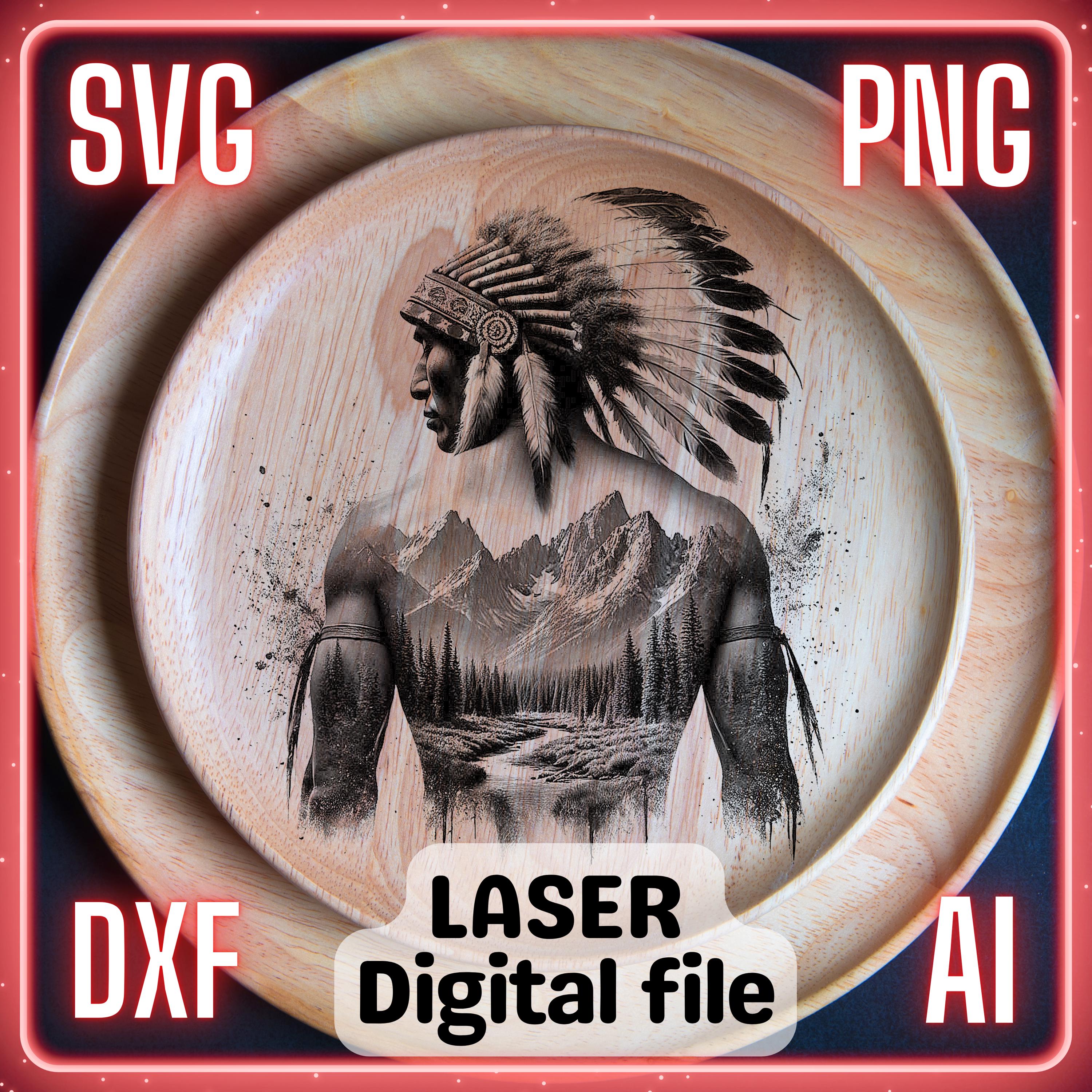Native American Pattern Laser Engrave Files | Png Svg Dxf Ai (digital ...