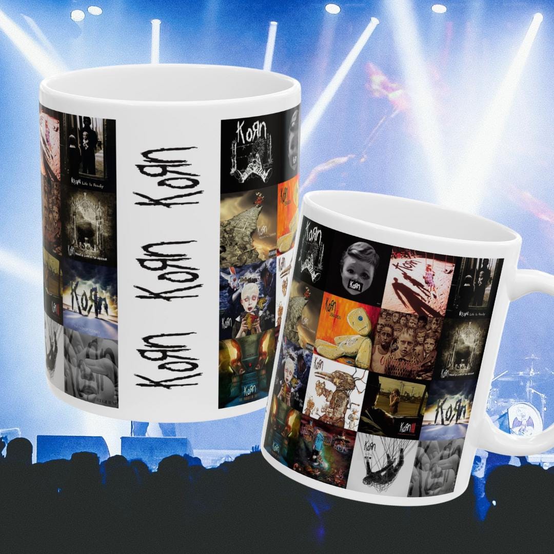 Korn Album Cover Art Mug Korn Mug Rock Band Gift Korn Gift Rock Band ...