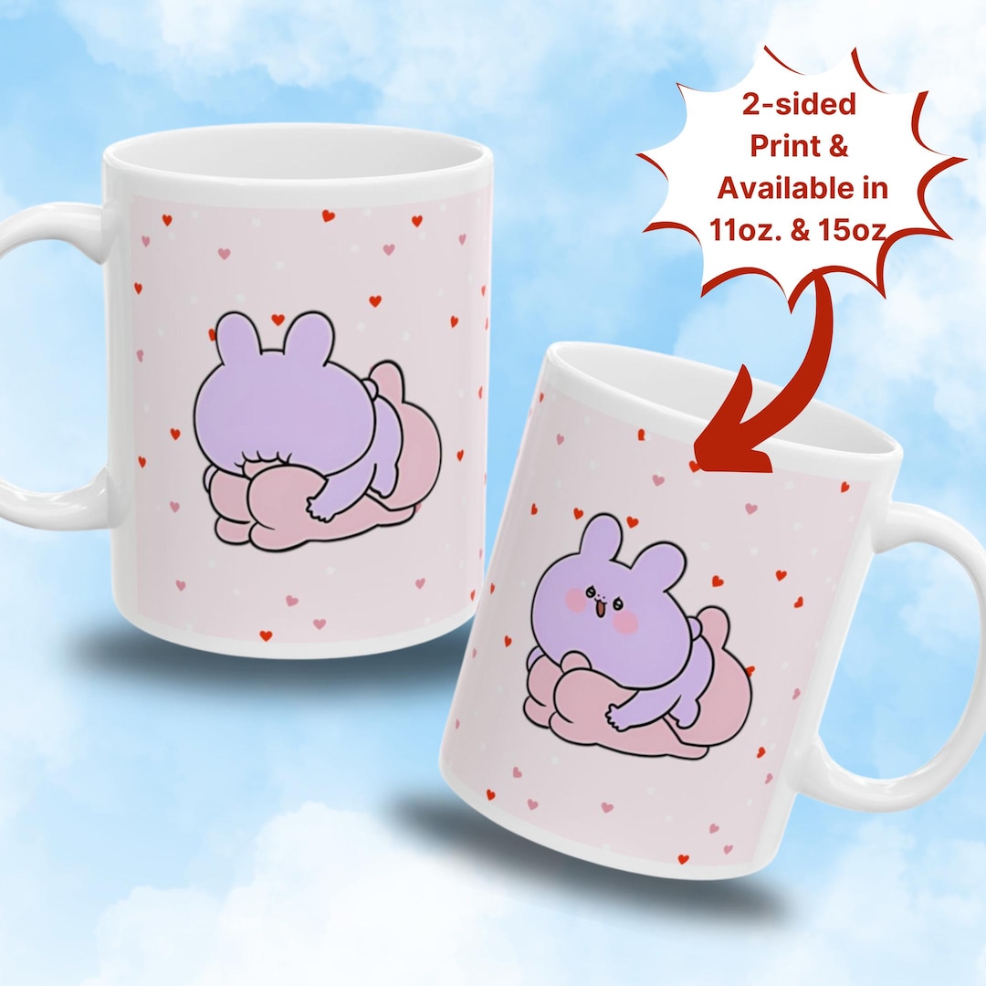 Asamimi Chan and Babumimi Couples Mug Cute Couples Valentines Day Mug ...