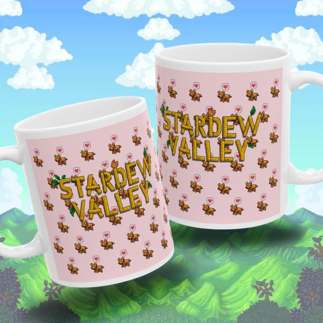 Stardew Valley Dog Love Mug Stardew Valley Coffee Mug Stardew Dogs ...