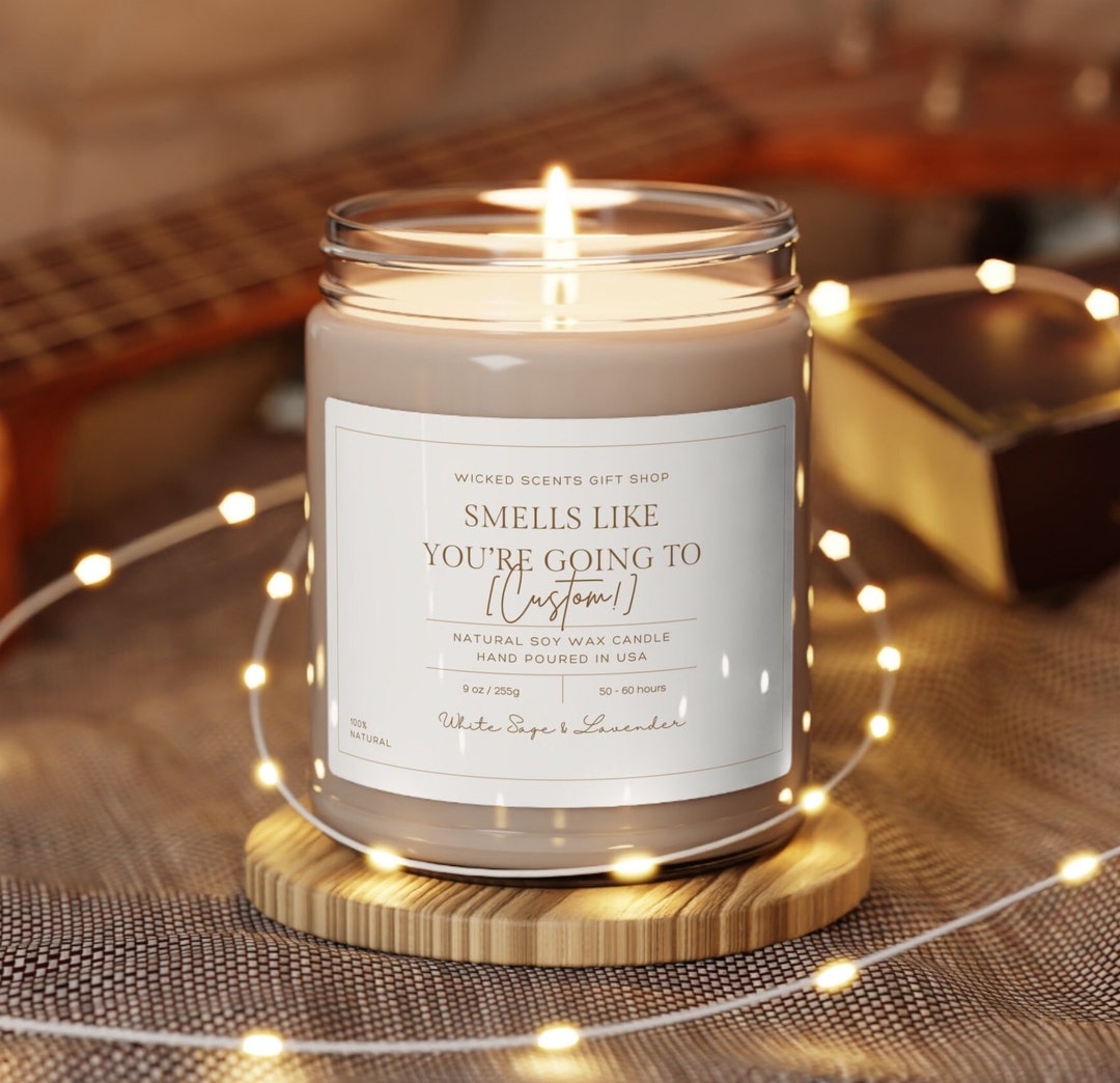 Personalized College Acceptance Candle Custom Smells Like You're Going ...