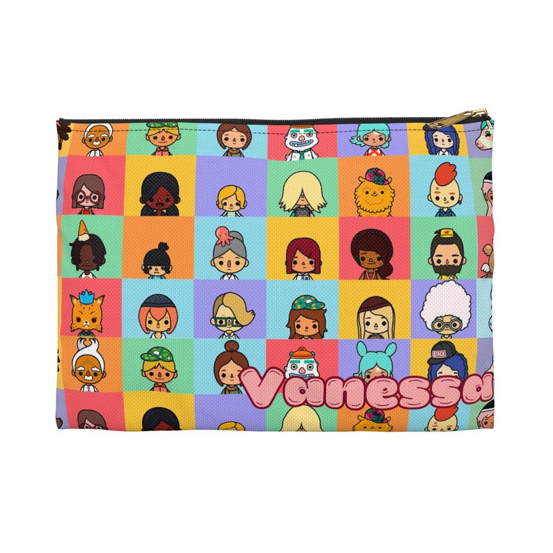 Toca Boca Personalized Accessory Pouch Toca Boca Cosmetic Bag Toca Boca ...