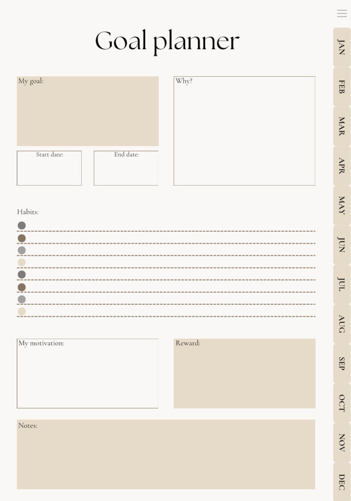 THAT GIRL Planner | Digital Planner | 2024 Daily, Weekly & Monthly ...