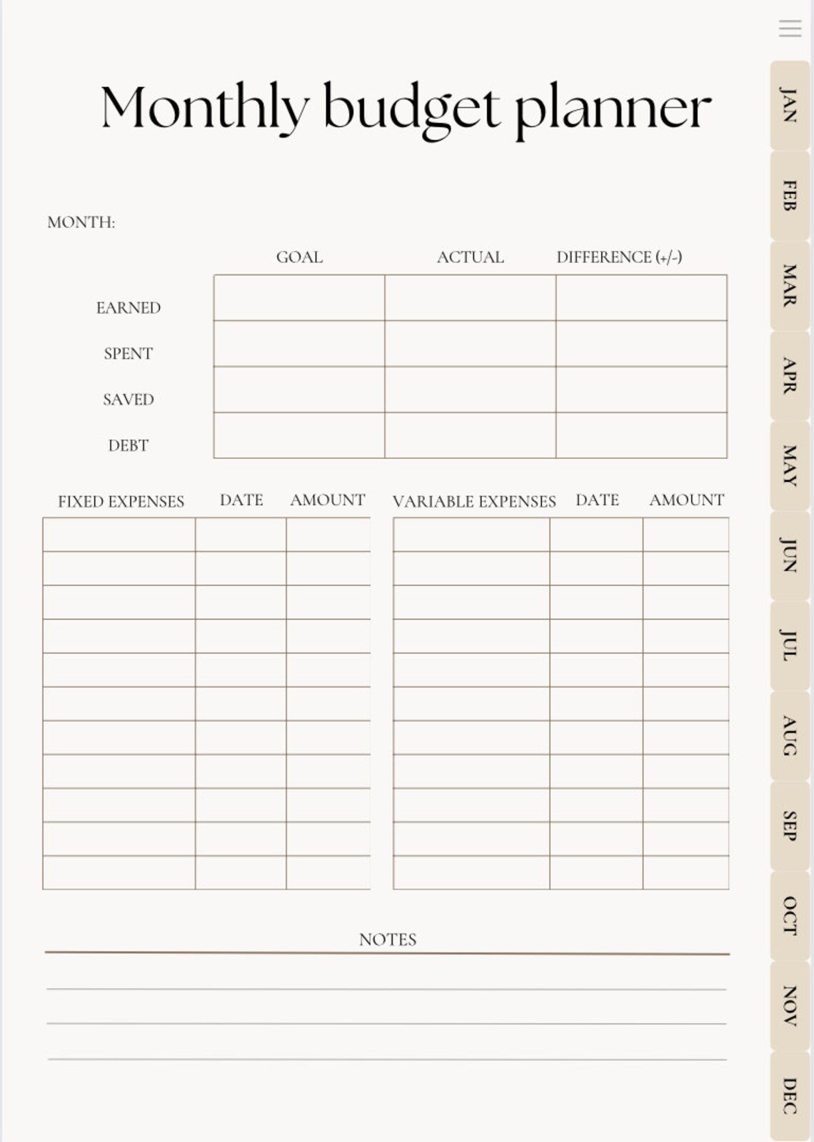 THAT GIRL Planner | Digital Planner | 2024 Daily, Weekly & Monthly ...