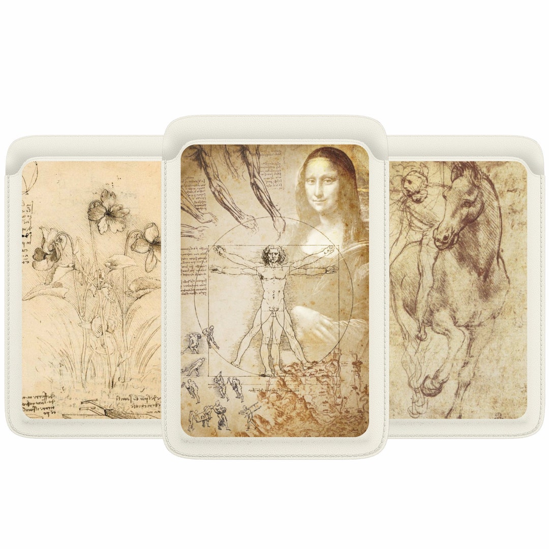 Artist Magsafe Wallet, Magnetic Da Vinci Wallet Compatible With iPhone ...