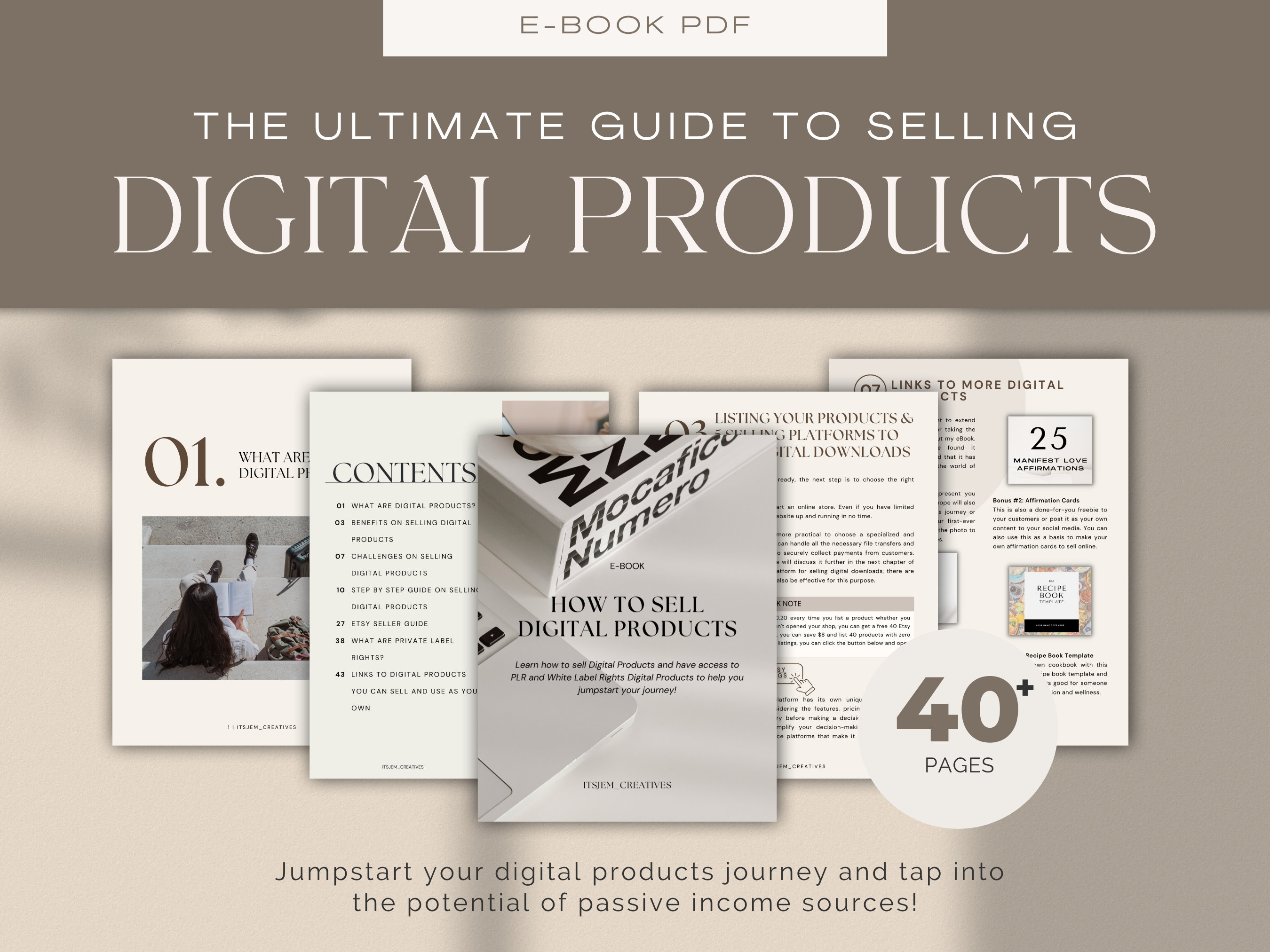 The Ultimate Guide to Selling Digital Products Ebook Passive Income How ...