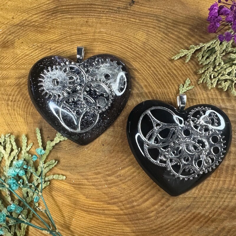 Steampunk Resin Jewelry - Etsy