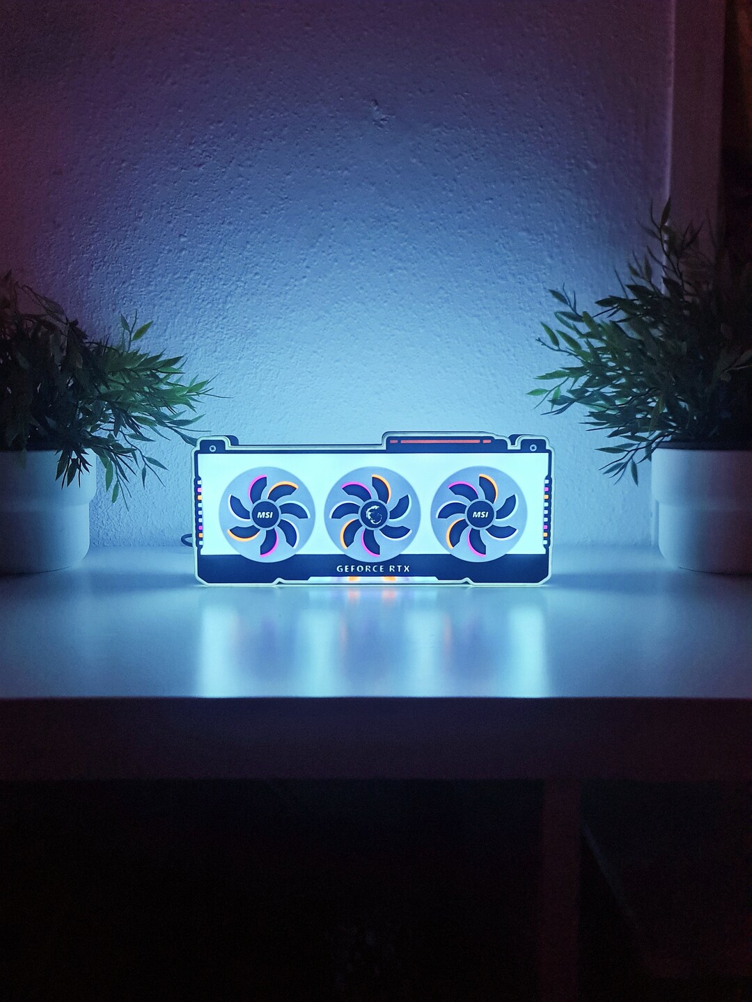 RTX MSI Graphics Card Lamp - Etsy
