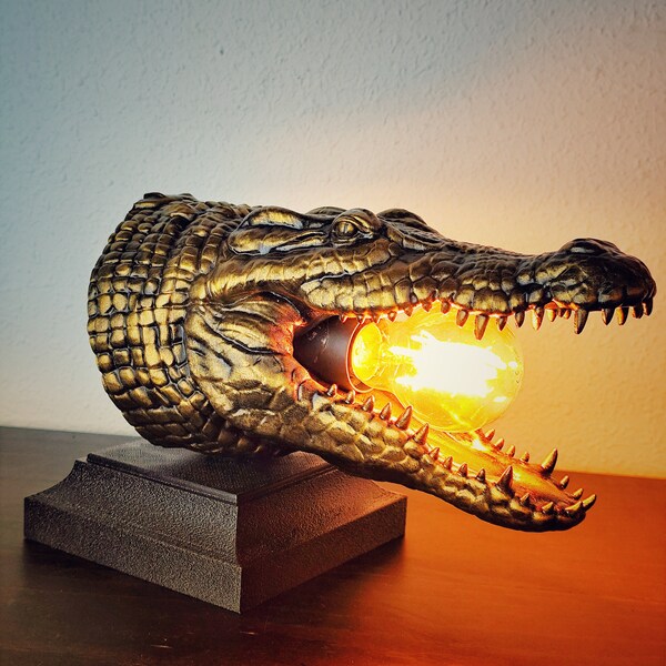 Alligator Lamp - Etsy