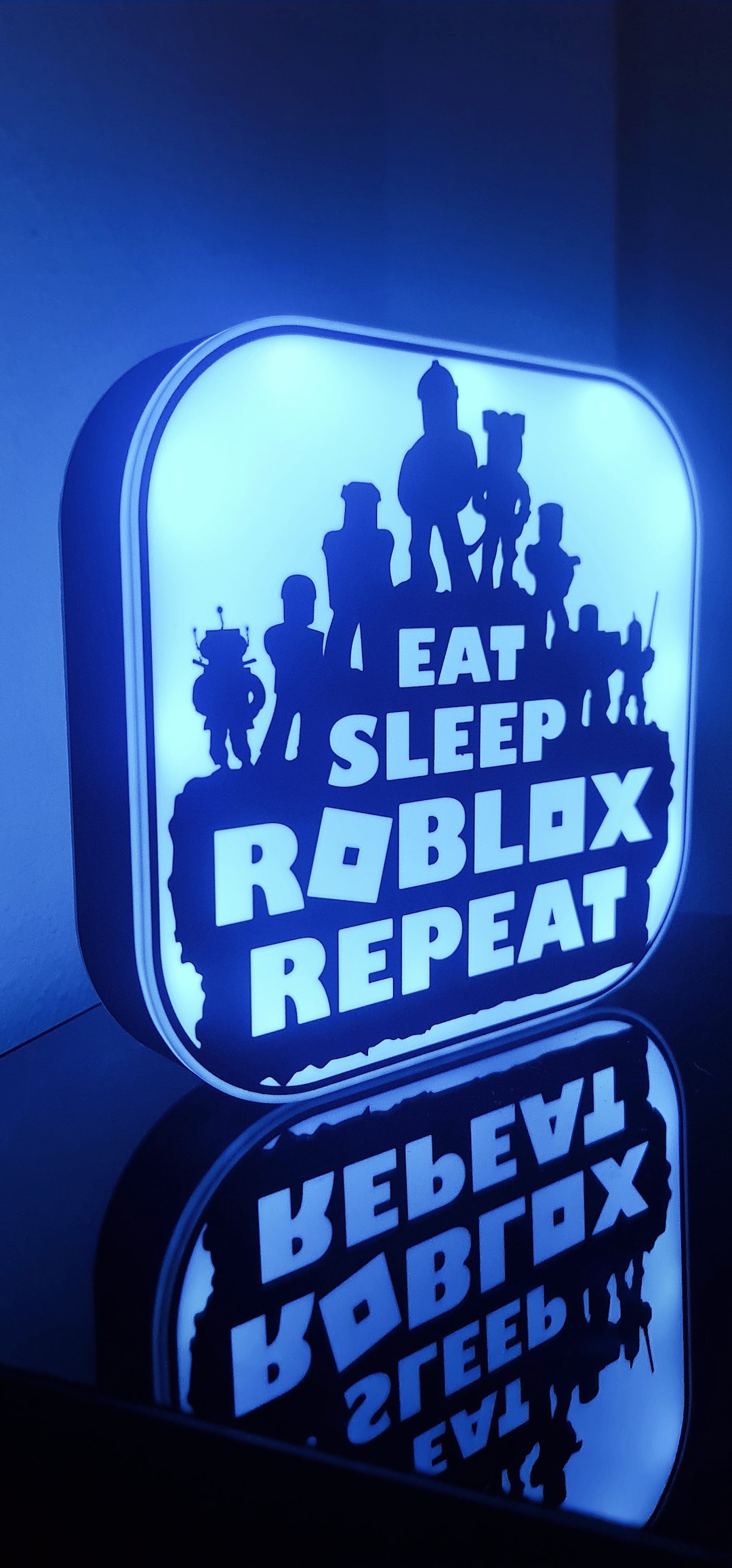 Roblox-inspired Gamer LED Lamp - Etsy