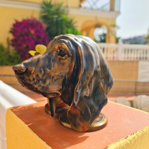 Basset Hound Bust Planter Captured in Stunning Detail - Etsy