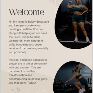 4 Week Workout Guide - Etsy