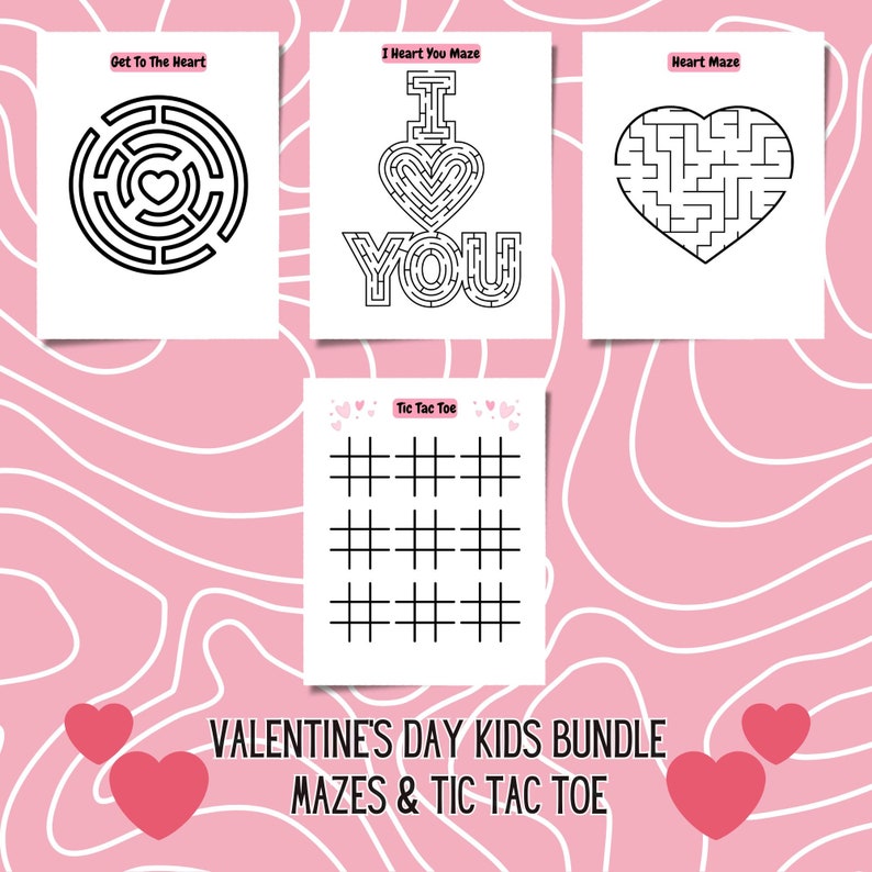 Printable Valentines Day Bundle for Kids, Mega Bundle for Kids ...