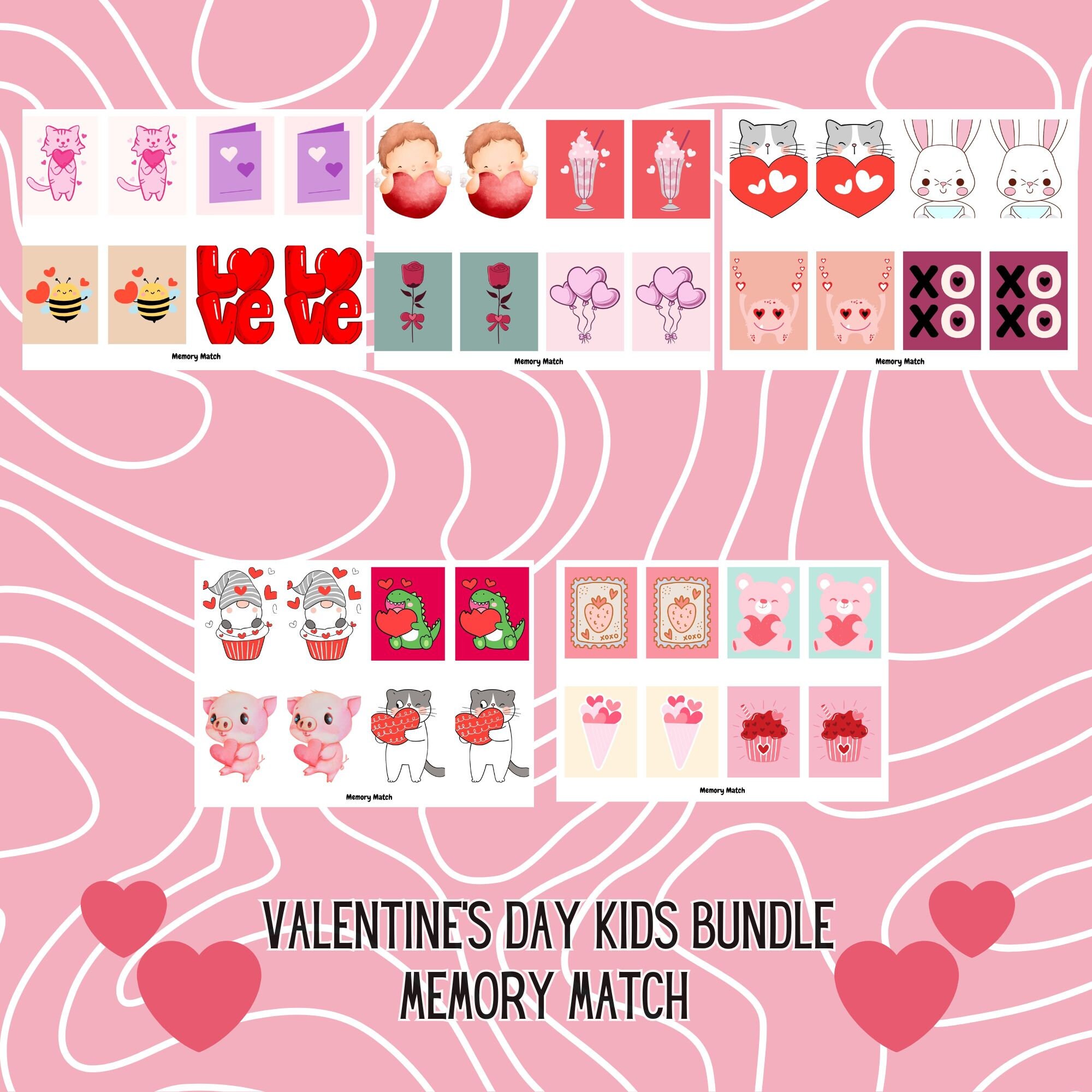 Printable Valentines Day Bundle for Kids, Mega Bundle for Kids ...