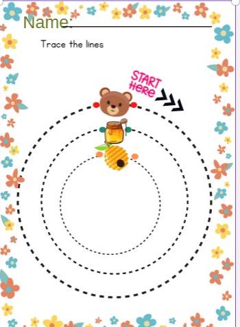 Workbook for Kids Tracing Line- Fine Motor Skill - Etsy
