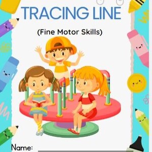Workbook for Kids Tracing Line- Fine Motor Skill - Etsy
