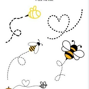Workbook for Kids Tracing Line- Fine Motor Skill - Etsy