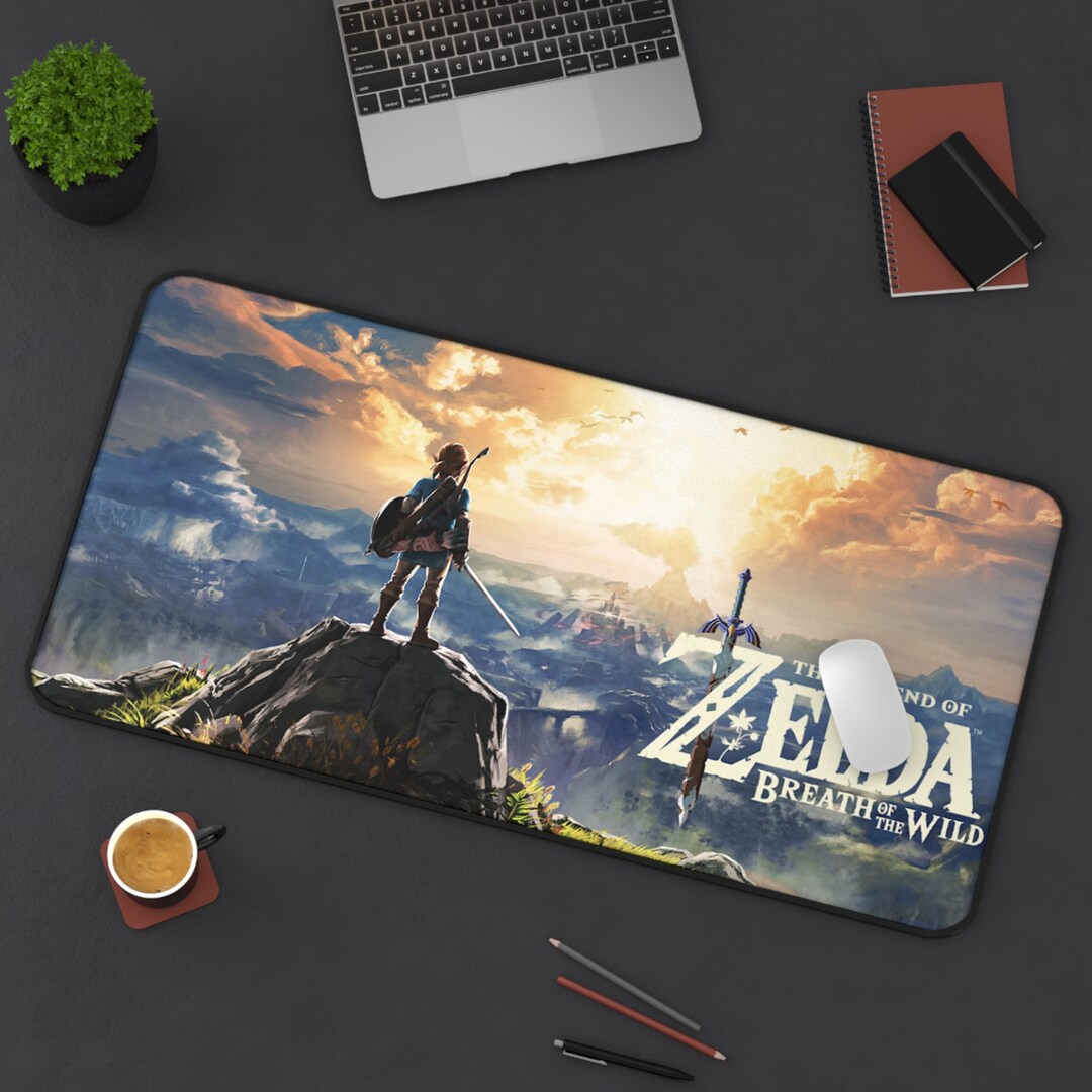 Zelda Gaming Desk Mat, Long Desk Mats, Mousepad, Game Mats, Gaming ...