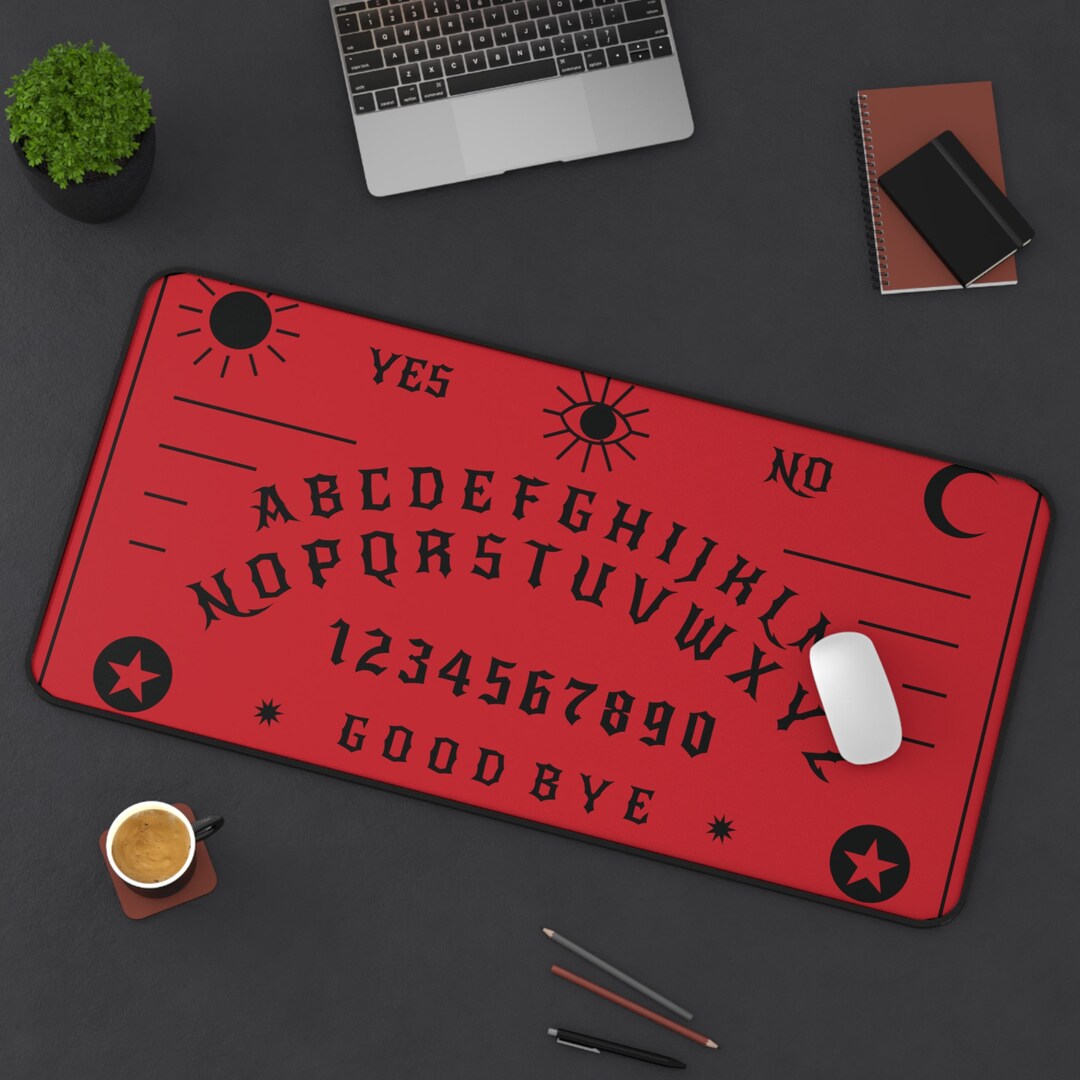 Ouija Gaming Desk Mat, Long Desk Mats, Mousepad, Game Mats, Gaming ...
