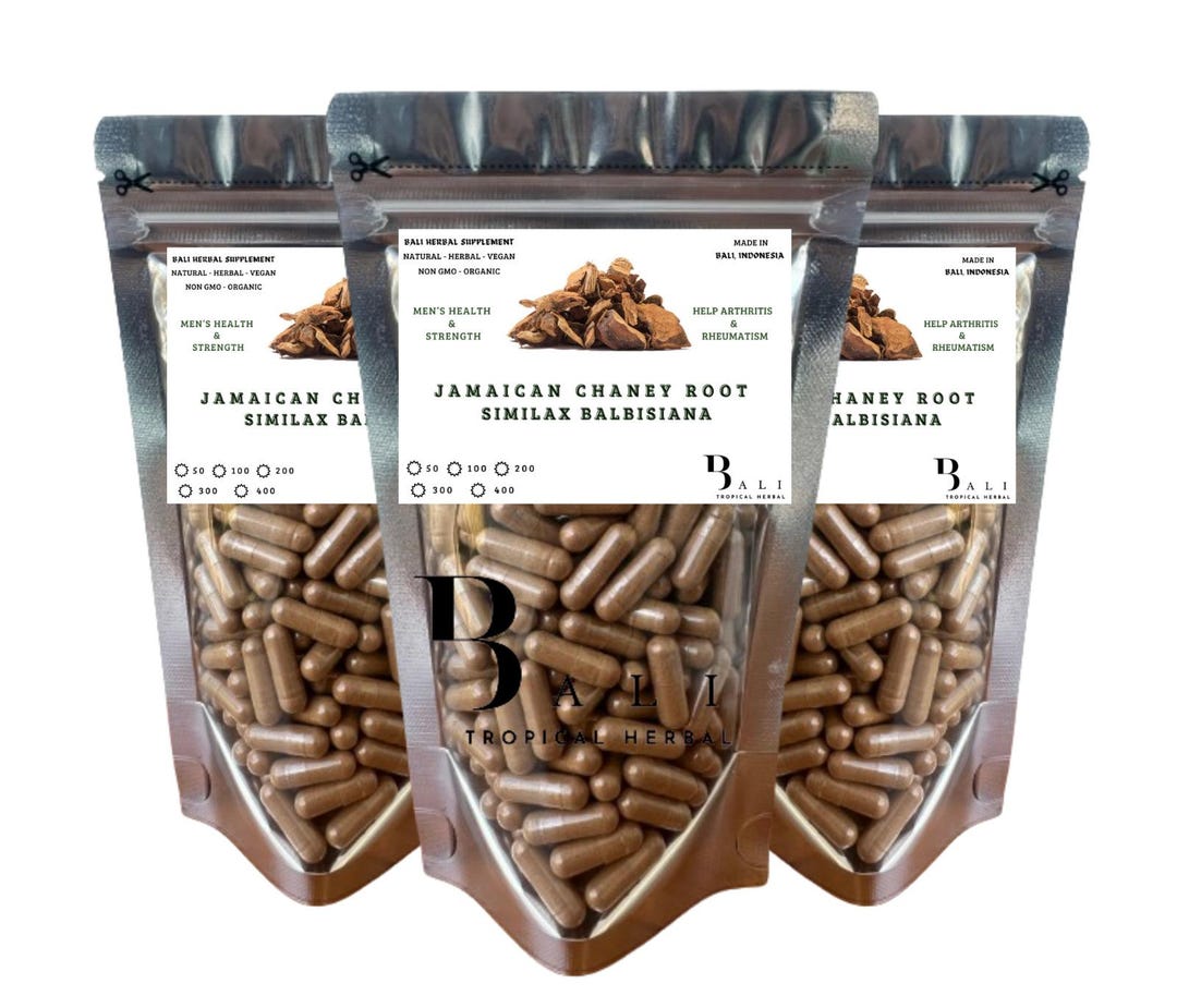 Jamaican Chaney Root 500mg Extract Organic Similax Balbisiana Mens ...