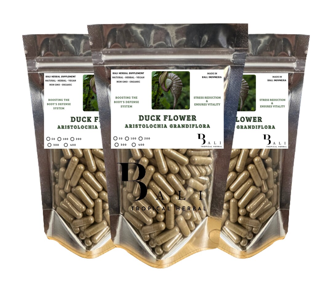 Duck Flower Capsule 600mg Aristolochia Grandiflora - Etsy