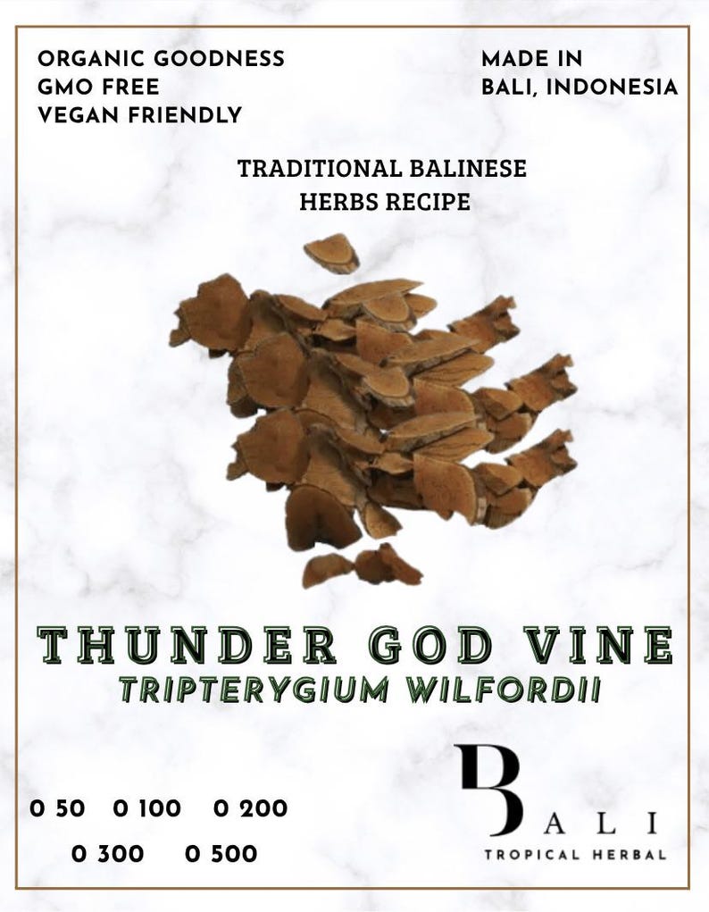 Thunder God Vine Herbal Supplement | Organic Goodness | Bali Tropical ...