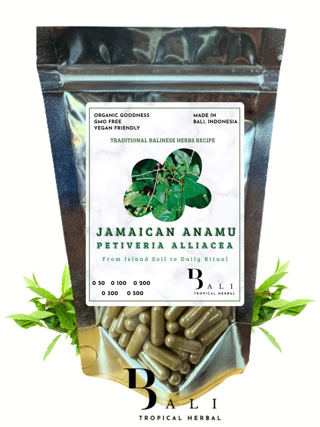 Jamaican Anamu | Petiveria Alliacea | Organic Herbal Leaves | Natural ...