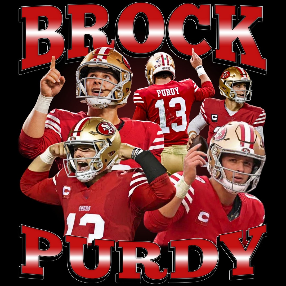 BROCK PURDY T Shirt Design. Png Digital 4500x5100 Px. 49ERS Football ...