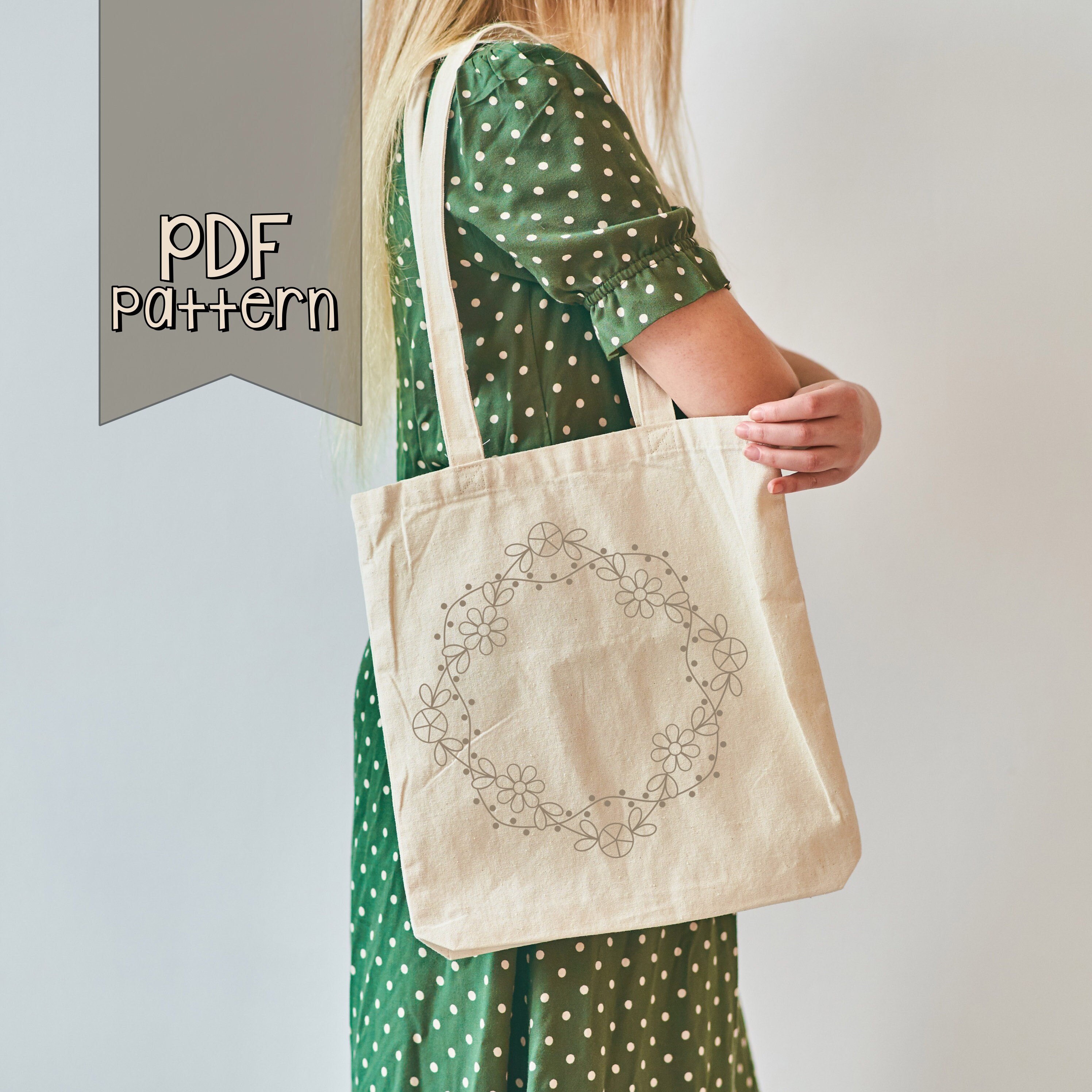 Flower Embroidery Pattern. ALMA. PDF Pattern + Guide. Botanical Design ...