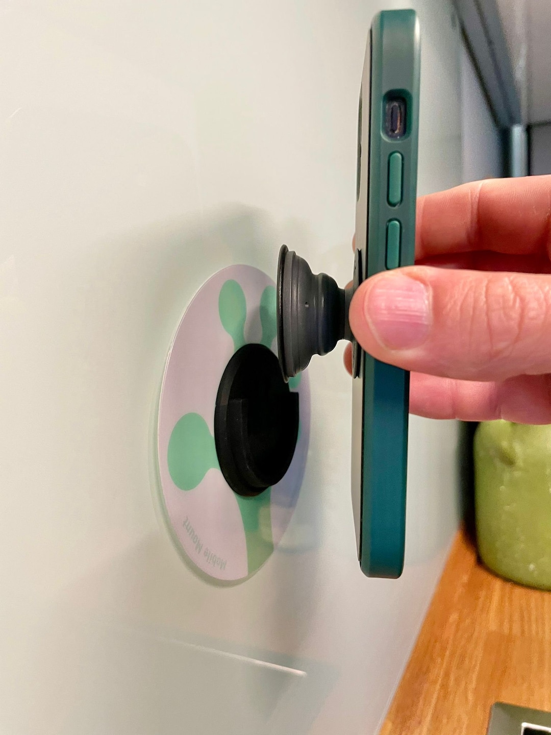 Geckopad Handy Wandhalterung Für Smartphone Mit Popsockets - Wandhalter ...