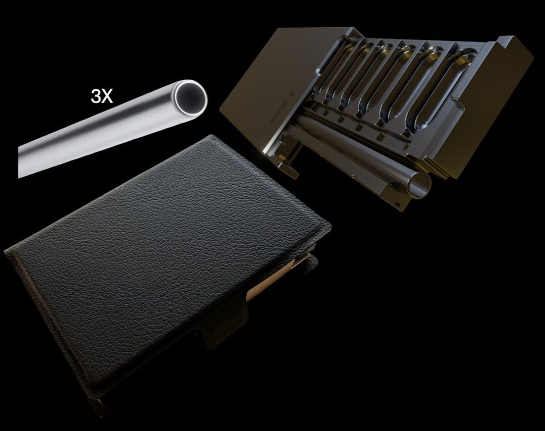 FULL Black Powder Kit Herb Powder Wallet Built-in Spoon Powder Storage ...