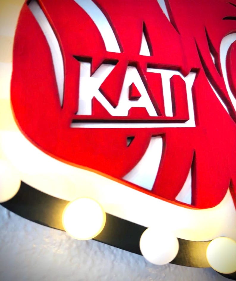 Katy Tigers Marquee Door Hanger, Mascot Decor, Tiger Decorations ...