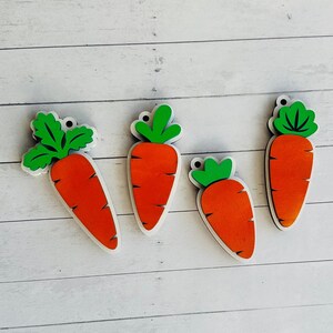 Easter Basket Carrot Name Tag / Personalized Wood Accessory for Spring ...