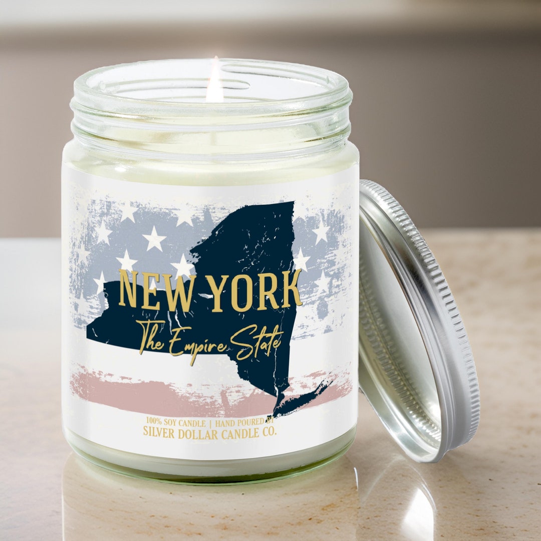 New York State Candle | Nostalgia Collection by SD Candle | 9/16oz Soy ...