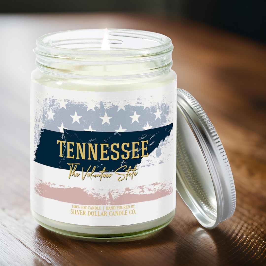 Tennessee State Candle | Nostalgia Collection by SD Candle | 9/16oz Soy ...