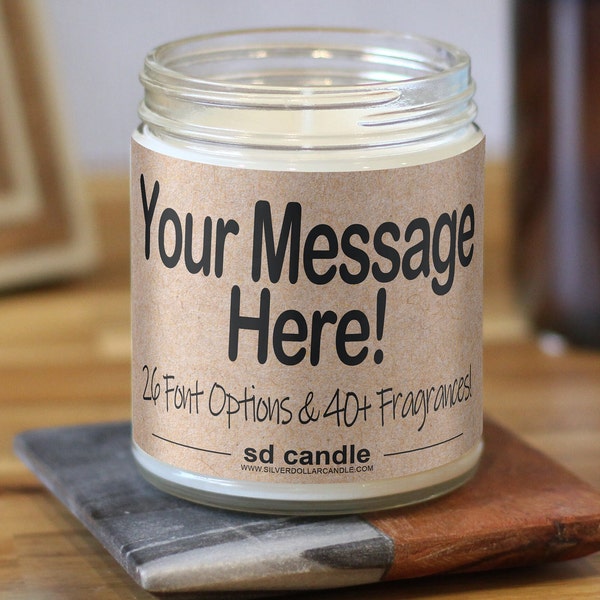 Personalized Candles - Etsy