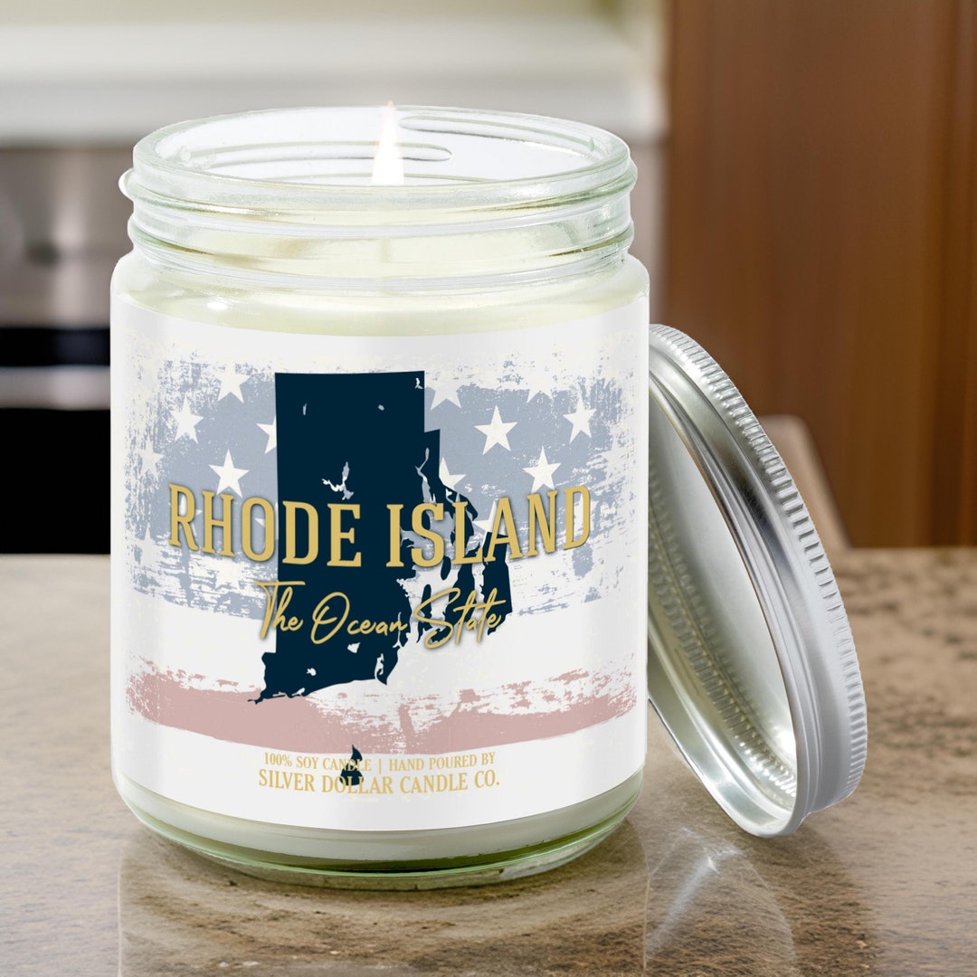 Rhode Island State Candle | Nostalgia Collection by SD Candle | 9/16oz ...