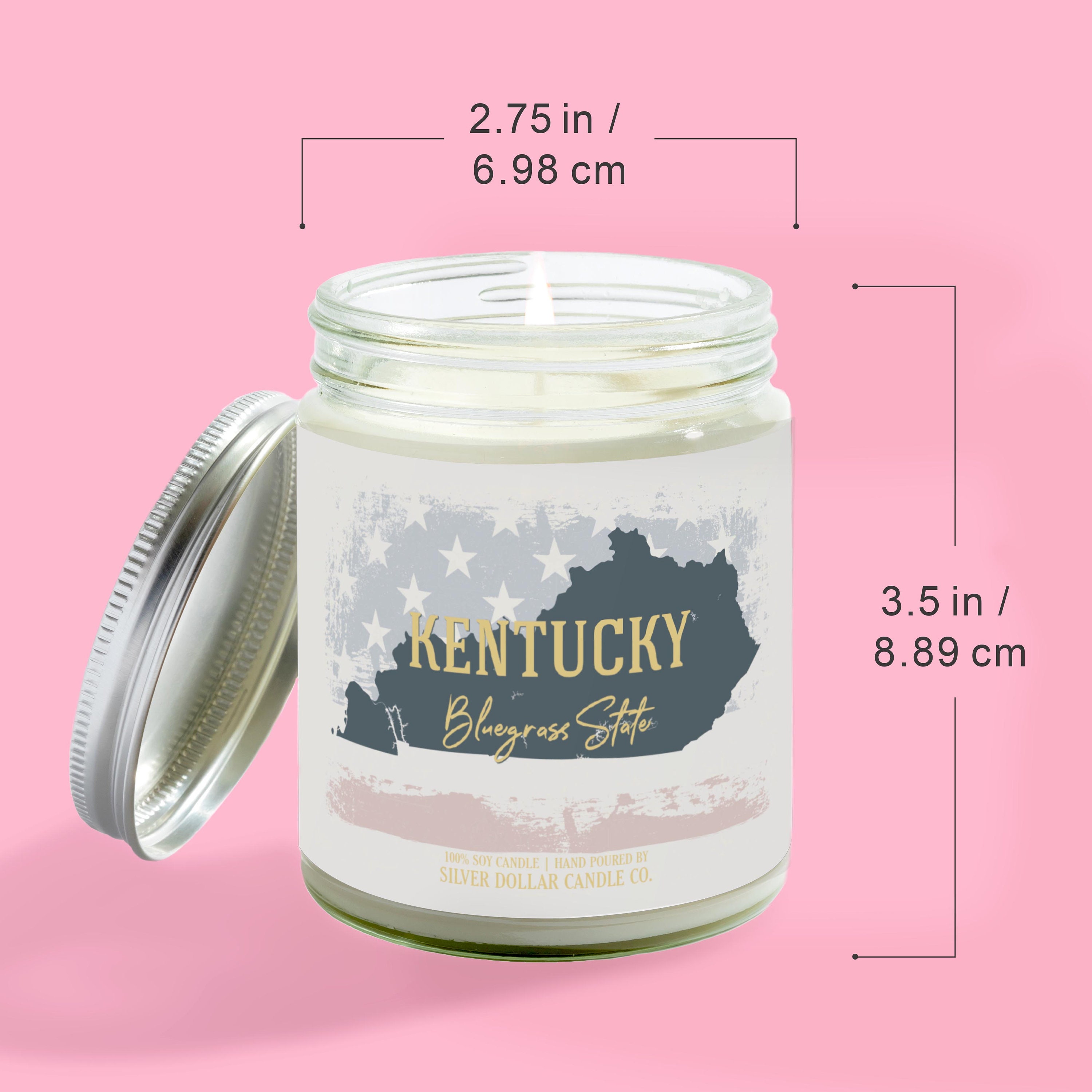 Kentucky State Candle | Nostalgia Collection by SD Candle | 9/16oz Soy ...