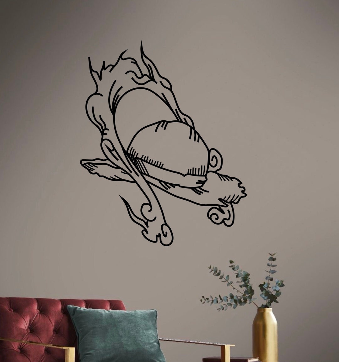 Luffy Wall Decoration Svg, Luffy Wall Decarotion Dxf, Luffy Cnc, Luffy ...