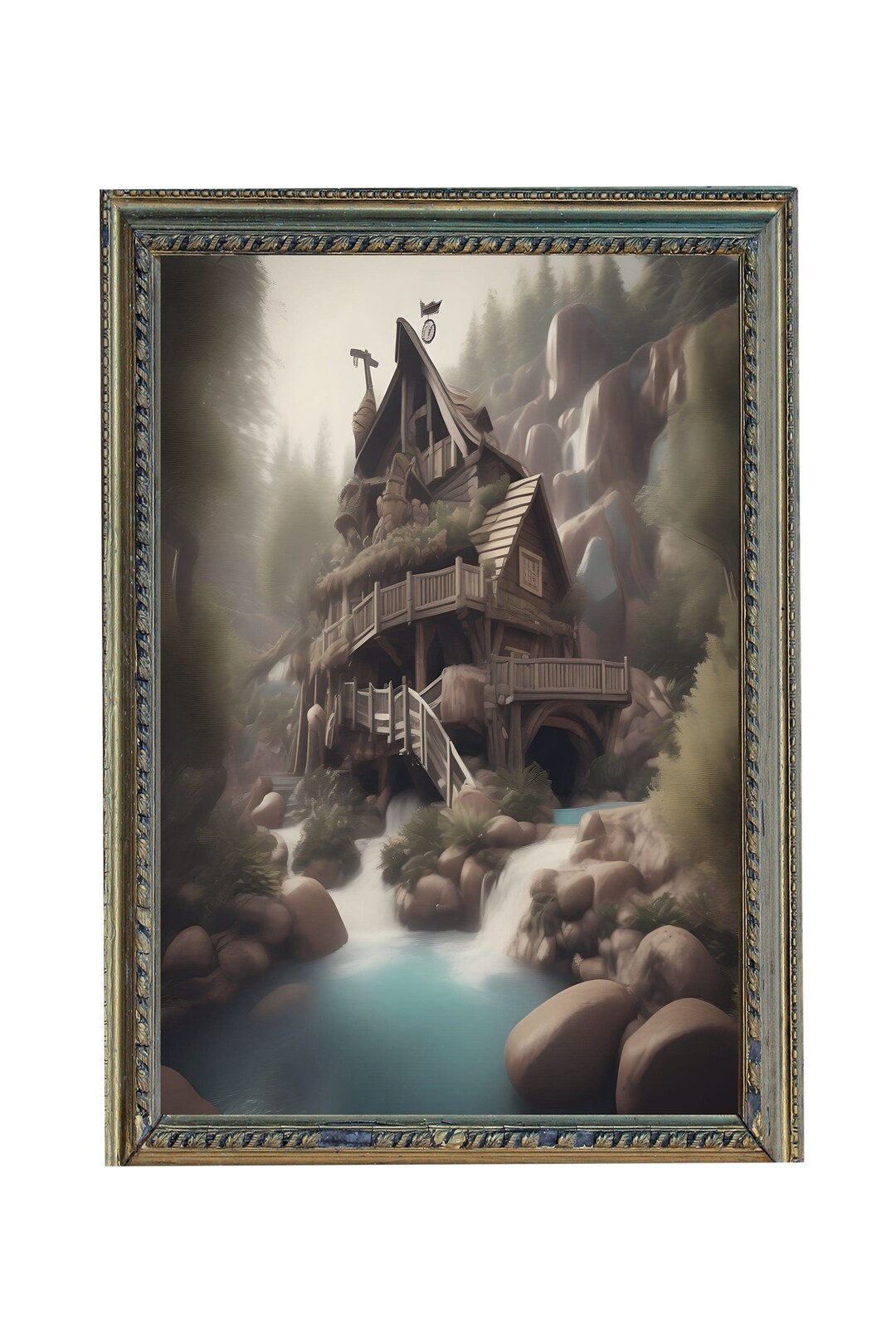 Splash Mountain Printable Wall Art Featuring Disneyland's Iconic ...