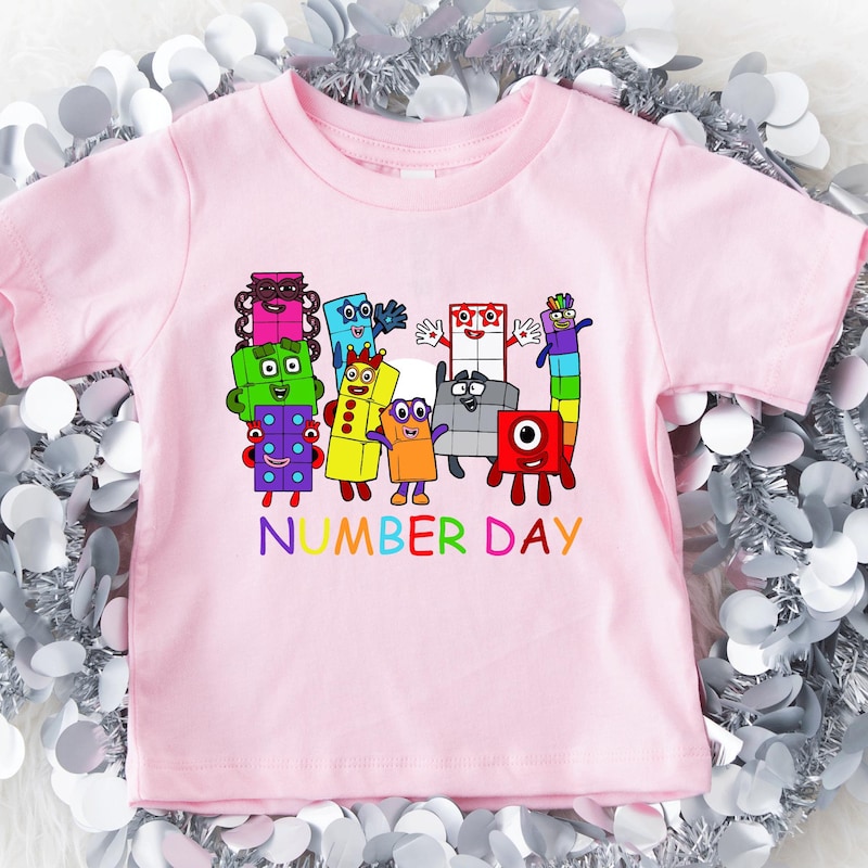 Kids Number Day Tops - Etsy UK